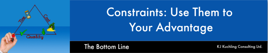 Constraints: Use Them to Your Advantage