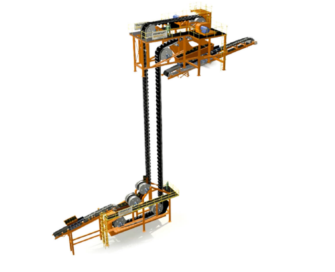 Vertical Conveyors Give Mining a Lift